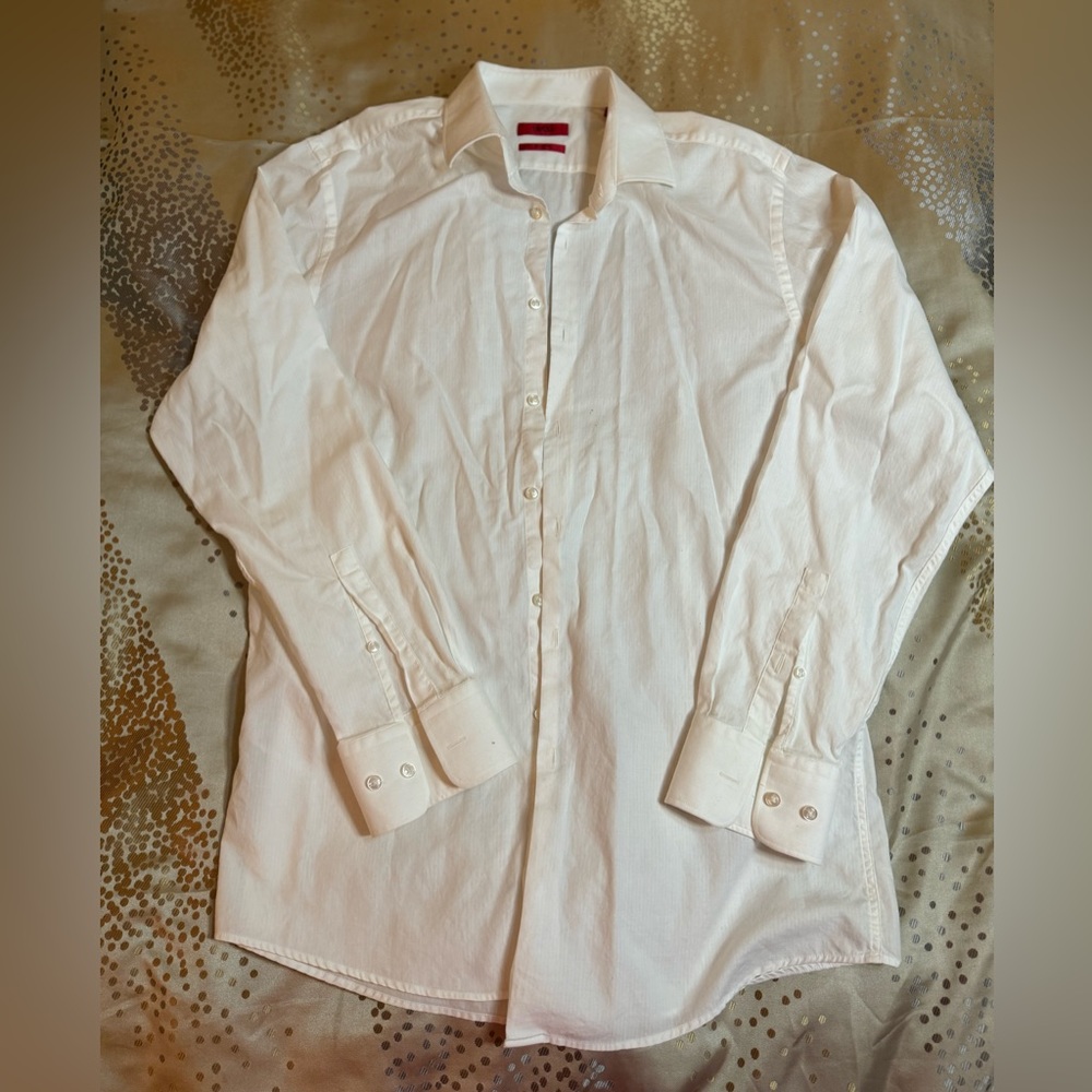 Hugo Boss Men’s Sharp Fit White Shirt - Gem